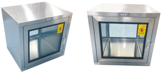 Laboratorium Transfer Window CE Cleanroom Pass Boxes Desain Disesuaikan